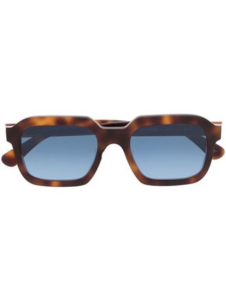 L.G.R Eckige Sonnenbrille in Schildpattoptik - Braun
