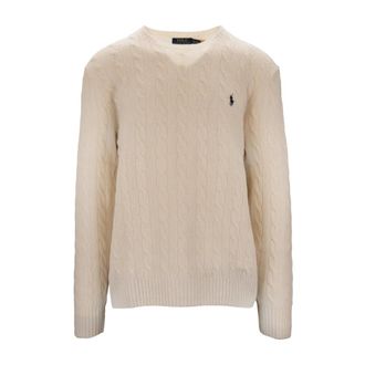 Ralph Lauren Rundhals-Strickware - - Knitwear - Herren - Wei&szlig; - S