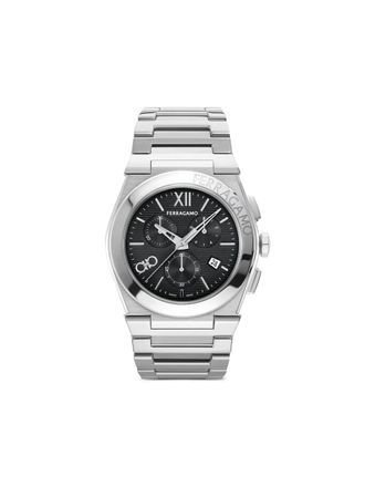Ferragamo montre Vega Chrono 42 mm - Noir