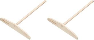 KitchenCraft Pancake/Cr&ecirc;pe Verteiler aus Holz, Beige, cm, 3.7 x 17.100000000000001 x 24 cm, 1 Einheiten (Packung mit 2)