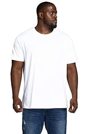 Jack & Jones Jjeorganic T-Shirt Basique &agrave; col Rond pour Homme, Blanc /, XXXXXL
