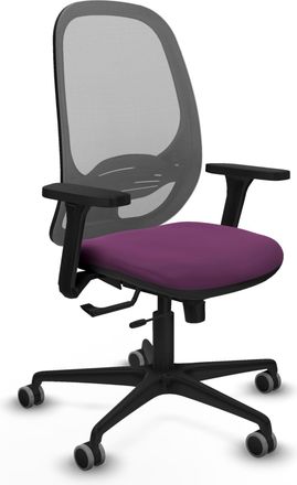 Piqueras y Crespo B&uuml;ro-Schreibstuhl mit 3D-Armen, h&ouml;henverstellbare Lendenwirbelst&uuml;tze, ausgestattet mit Syncro/Translack und Schneidschaum, mit Rollen von 65 mm, Parke