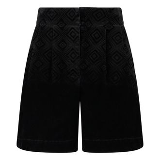 Alberta Ferretti Femme, Shorts, Noir, Taille: 38 FR Shorts taille haute