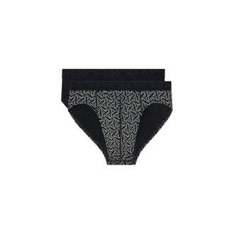 HOM Lot de 2 slips en coton m&eacute;lang&eacute;
