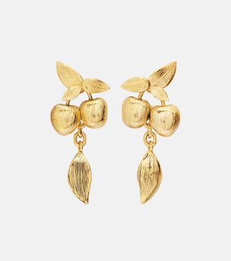 Saint Laurent Boucles doreilles Cherry