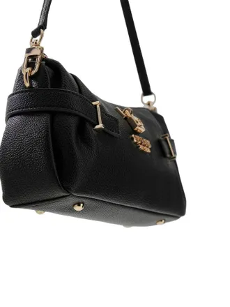 Guess Womens Crossbody Bag Black Polyurethane - Crossbody-Bags