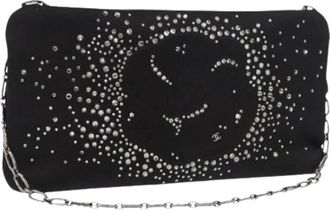 Chanel Pre-owned Vintage Satin Shoulder Bag - Femme - Pre-owned - Noir - Taille: ONE Size