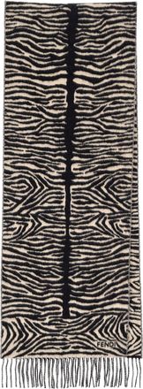 Fendi Animalier Wool Scarf