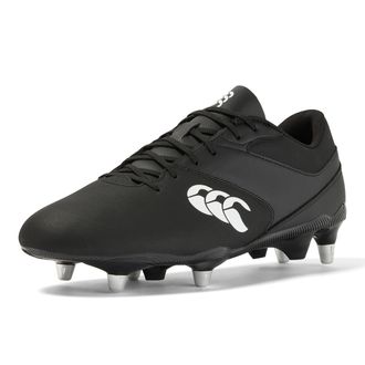 Canterbury Of New Zealand of New Zealand Unisex Phoenix Raze Soft Ground Rugby Stiefel, Schwarz/Weiß, 45 EU
