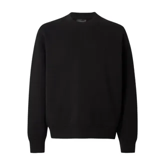 Emporio Armani Rundhals-Logo-Sweatshirt - - Sweatshirts & Hoodies - Damen - Schwarzk - S