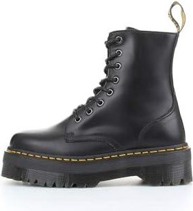 Dr. Martens Mixte Jadon Polished Smooth Brogues, Noir (Black), 40 EU