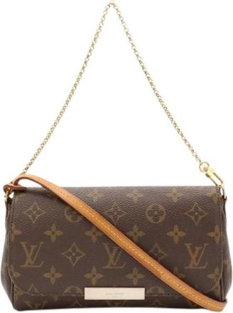 Louis Vuitton Sac bandouli&egrave;re Favorite PM doccasion - Femme - Pre-owned - Brun - Taille: ONE Size