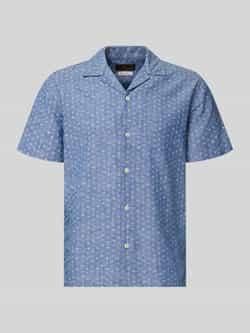 Premium by Jack & Jones Regular Fit Freizeithemd aus Baumwoll-Leinen-Mix Modell SUMMER