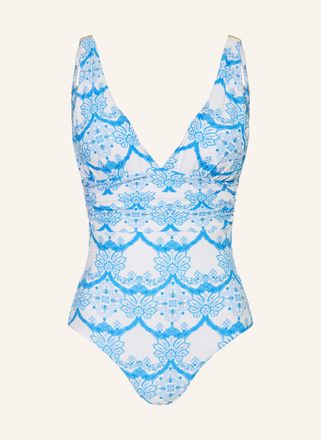 Melissa Odabash Badeanzug Panarea blau