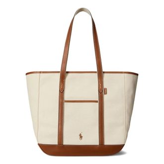 Polo Ralph Lauren Canvas Shopper - - Bags - Damen - Beige - ONE SIZE