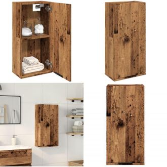 vidaXL Armoire de salle de bain murale vieux bois 32x20x67 cm - Vidaxl