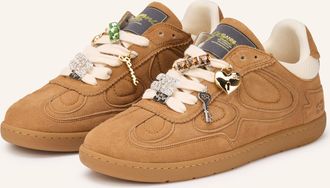 Ganni Sneaker Mit Schmucksteinen braun