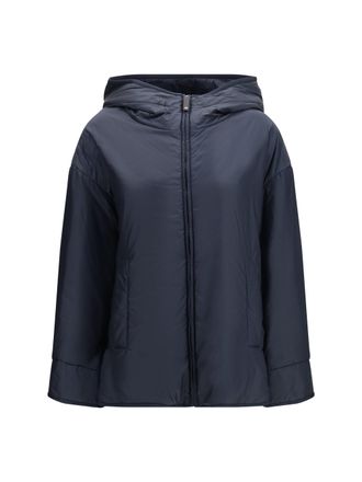 Max Mara Womens Padded Jacket Dark Blue Outer: Polyester
