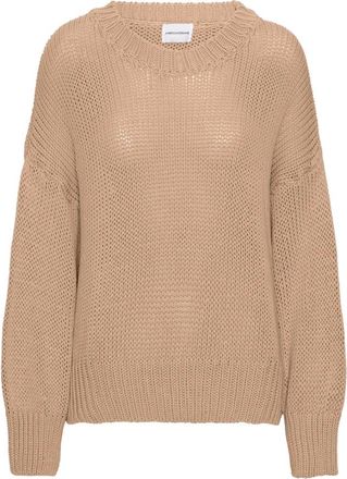Americandreams Americandreams, Femme, Pulls, Brun, Taille: 40 FR Pepper Pull Over Ras du Cou en Coton