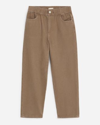 Arket Pull-on-Jeans -Braun
