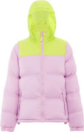 Mymo Wattierte Steppjacke Damen Macaron Pink Saure Limette