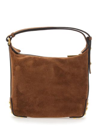 Tod's Womens Handbag Gommino Brown Leather Calf Handbags Hand Bags