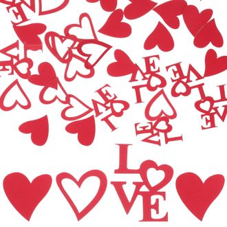 Angoily 100 St&uuml;ck Romantisches Papierkonfetti in Rot Leichtes Hochzeitsdeko Verlobungsfeiern Jubil&auml;en und Valentinstag Stabil Einfach zu Streuen als Partyzube