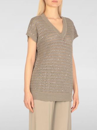 Fabiana Filippi Pull FABIANA FILIPPI Femme couleur Rouge Brique