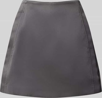 Selected Minirock mit Satin-Finish