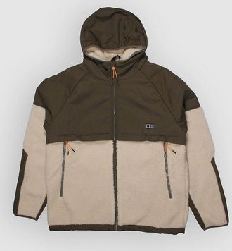 Salty Crew Shield Sherpa-Jacke natural
