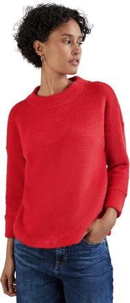Street One Damen Flauschiges Shirt,Mandarin Red,44