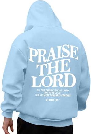 Generic Sweat a Capuche Homme Sweatshirt Hooded Sweatshirt &agrave; Capuche Homme Longue Manche Pullover D&eacute;contract&eacute; avec Design Imprim&eacute; pour Un Port Quotidien Confo