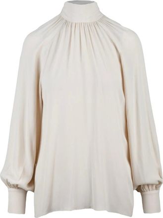 Eleventy Femme, Blouses et Chemises, Beige, Taille: 36 FR Blusa