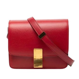 Celine Pre-owned Classic Box Leder Schultertasche - - Pre-owned - Damen - Rot - ONE SIZE