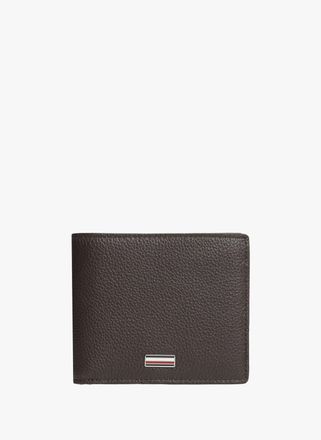 Tommy Hilfiger Portefeuille textur&eacute; &agrave; logo en cuir