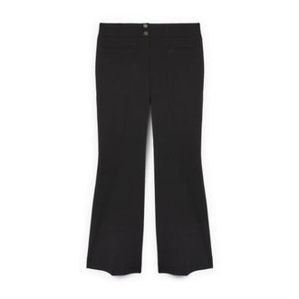 Fiorella Rubino Flare Pants - - Trousers - Damen - Schwarzk - XS