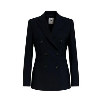 Pantaloni Torino Femme, Vestes, Bleu, Taille: 42 FR Veste crois&eacute;e