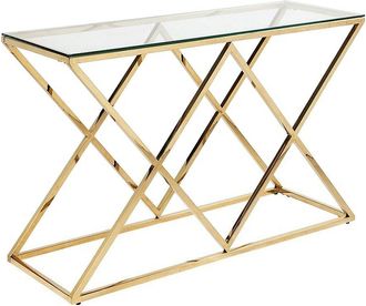 Vente-Unique Pascal MORABITO-Wandkonsole - Glas & Stahl - Goldfarben - Charlotte von Pascal MORABITO