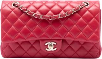 Chanel Sac bandouli&egrave;re classique double rabat Pre-owned - Femme - Pre-owned - Rouge - Taille: ONE Size