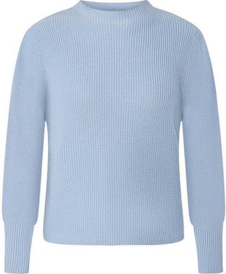 Zero Strickpullover Damen mit Ballon&auml;rmeln (1-tlg) Plain/ohne Details