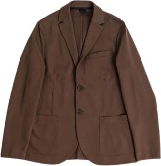 Harris Wharf London Homme, Vestes, Brun, Taille: M Blazer &agrave; 2 boutons