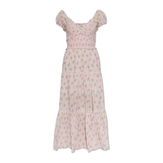 LoveShackFancy Amandla Baumwoll-Maxikleid - - Dresses - Damen - Rosa - S