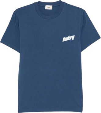 Autry Femme, Tops, Bleu, Taille: 42 FR T-Chemises