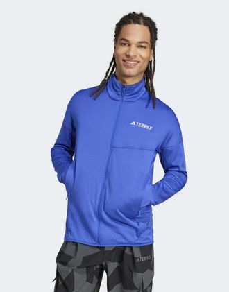adidas Terrex Xperior Climawarm - Veste l&eacute;g&egrave;re en polaire - Bleu semi lucide