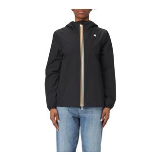 K-Way Femme, Vestes, Noir, Taille: 44 FR Claude Hooded Jacket WaterResistant