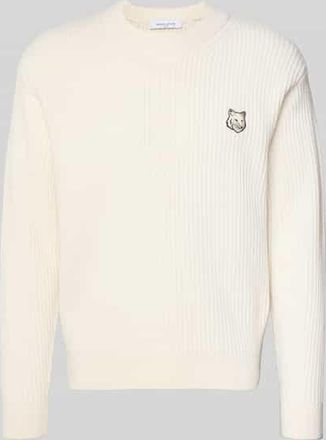 Maison Kitsuné Pullover mit Label-Stitching