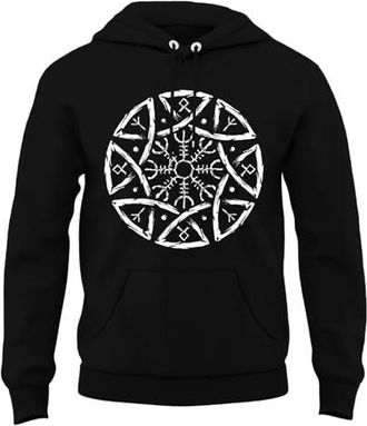 Generic Sweat a Capuche Homme Hooded Sweatshirt Sweatshirt &agrave; Capuche Mythologie Norv&eacute;gienne avec Graphique des Dieux M&eacute;di&eacute;vaux, Pull D&eacute;contract&eacute; pour Streetwe