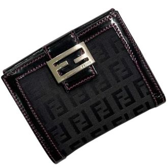Fendi Pre-owned Canvas Wallet - - Pre-owned - Damen - Schwarzk - ONE SIZE