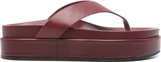 Ancient Greek Sandals tongs Charys - Rouge