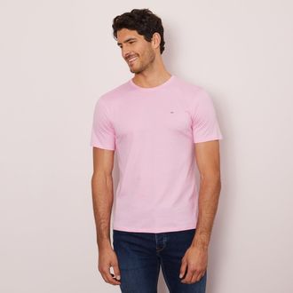 Eden Park T-shirt Rose Col Rond &Agrave; Manches Courtes Old Ref Pp